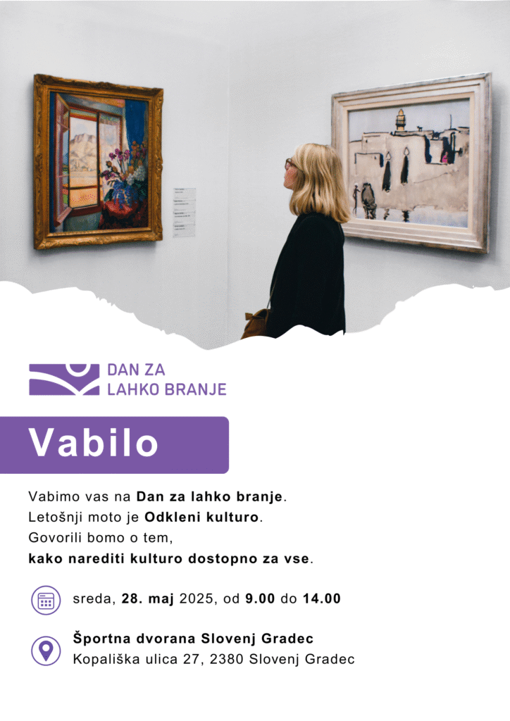 Pridite 28. maja na Dan za lahko branje | Zavod RISA