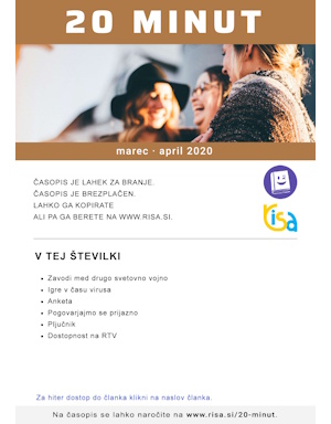 Časopis 20 minut | Zavod RISA