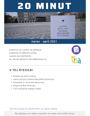 Časopis 20 minut | Zavod RISA