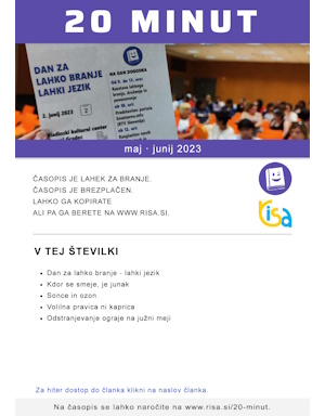 Časopis 20 minut | Zavod RISA